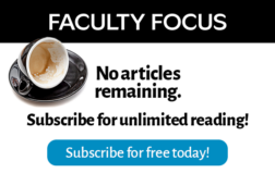 Home Faculty Focus Higher Ed Teaching Learning